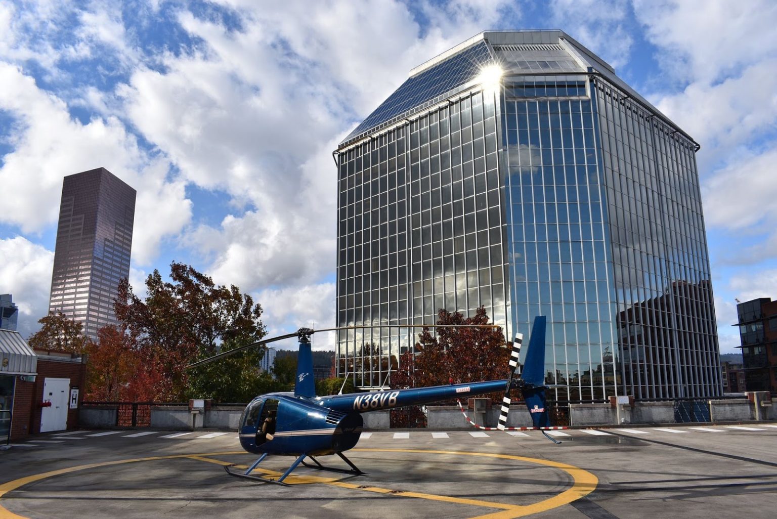 Oregon Helicopters Downtown Portland Heliport - Aerial Tours
